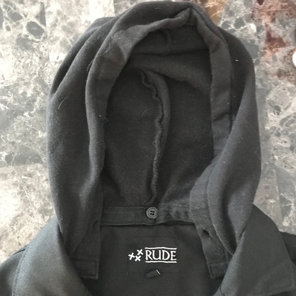 Xxx Rude | Jackets & Coats | Xxx Rude Mens Hooded Button Down Vest ...